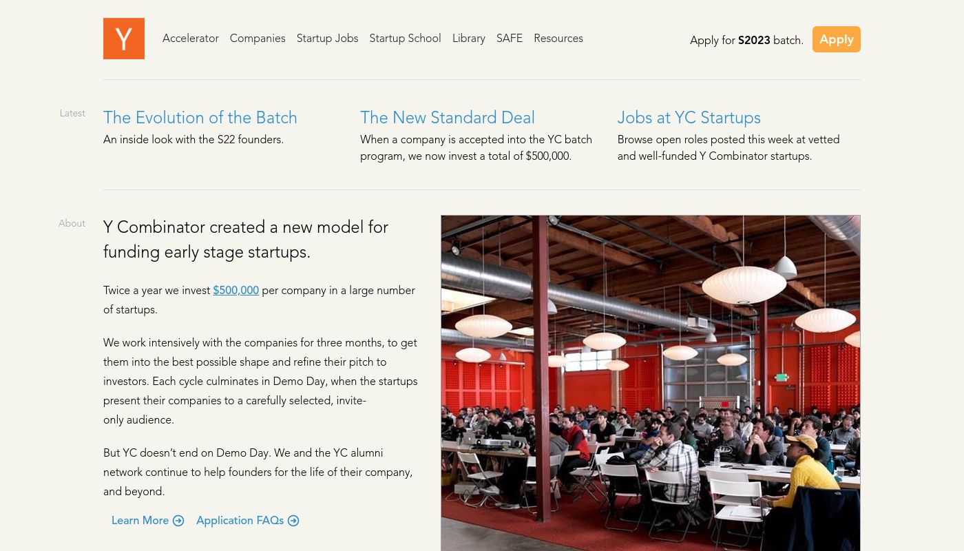 Apply to Y Combinator - Mountain View - Industry Agnostic Startups